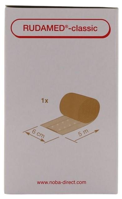 Wondpleister RUDAMED-classic 5mx6cm - Wondpleisters - Medichain Medisch